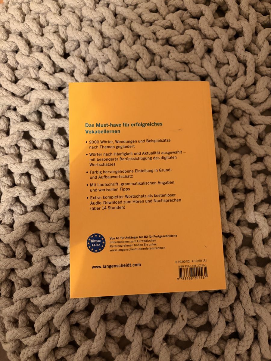 Langenscheidt French Vocabulary Book - A1/A2 Level (Neu (gemäss ...