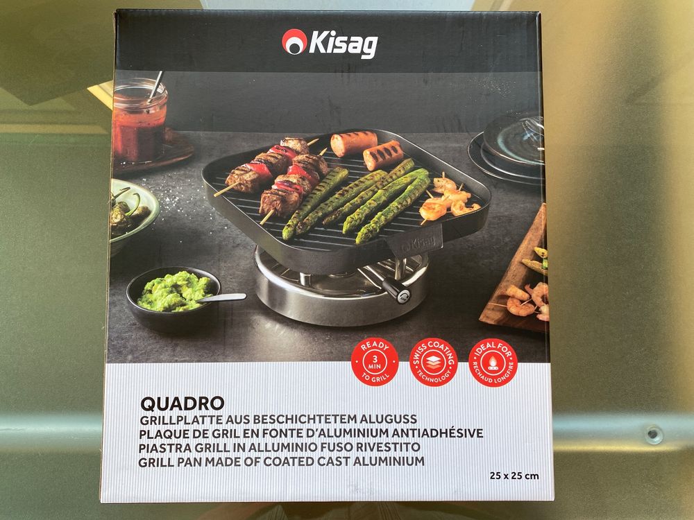 Kisag Rechaud longfire , Tischkocher, Grillplatte (Neu und originalverpackt) in Au SG für CHF ...