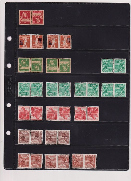 Zusammenhängende /Kehrdrucke / Zwischenstege ab Fr. 1.- !!! | Kaufen auf Ricardo