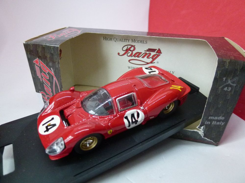 Ferrari 330P3 1966 - Surtees/Parkes - rot 14 - von BANG =TOP (Neu ...