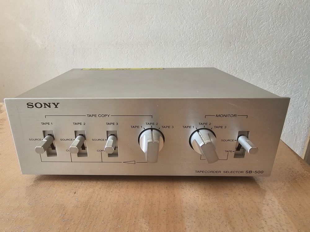 SONY SB-500 Recorder Selector Tape Deck | Acheter sur Ricardo
