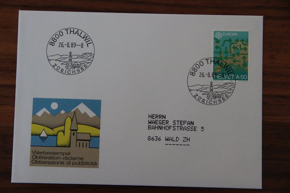 Schweiz 1989 - 8800 Thalwil (Neu (gemäss Beschreibung)) in Jona für CHF 0.5 – mit Lieferung auf ...
