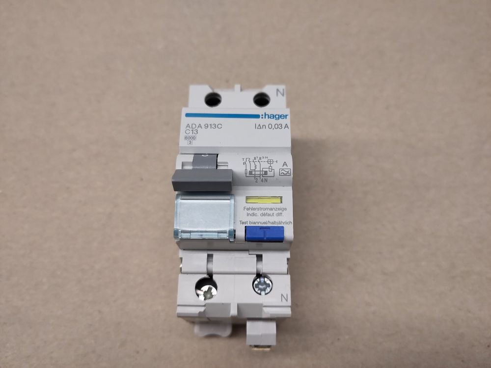 FI-LS Hager 13A C 30mA 2polig | Kaufen auf Ricardo