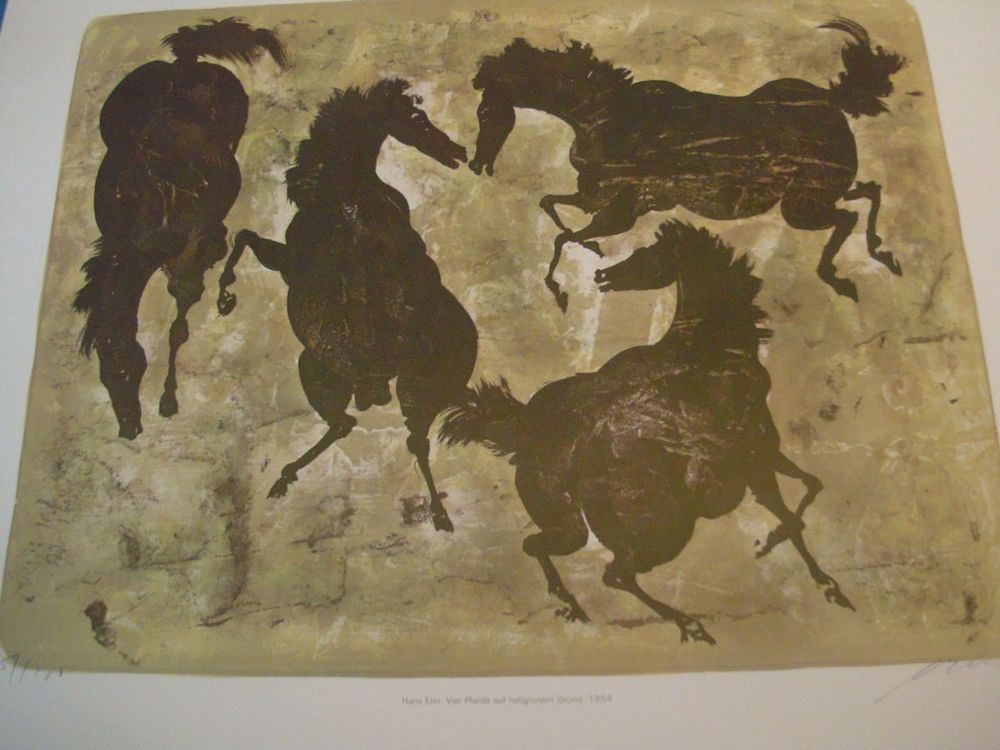 Hans Erni - Vier Pferde - Druck - 1954 (Gebraucht) in Neuenegg für CHF 11.5 – mit Lieferung auf ...