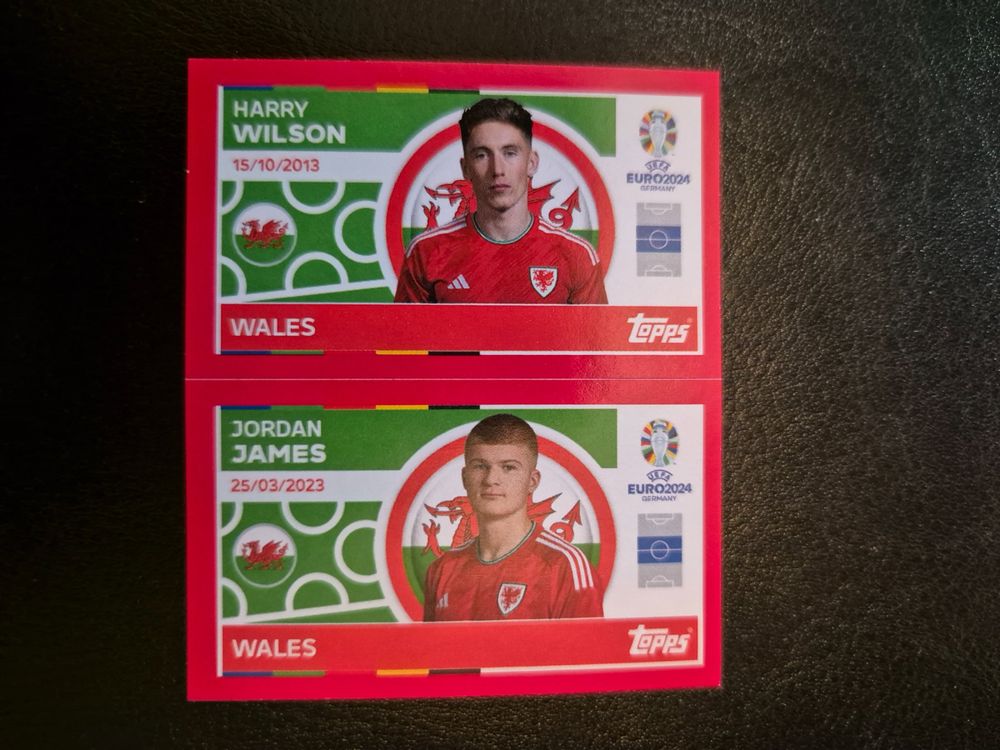 UEFA EURO 2024 Topps WAL 10, WAL 11 | Kaufen auf Ricardo