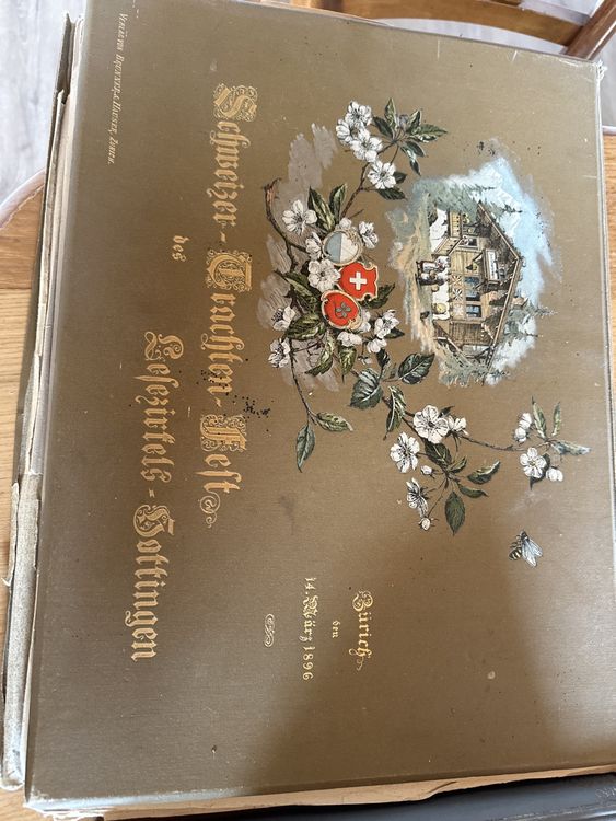 Antikes Schweizer Trachten-Album, 1896 | Kaufen auf Ricardo