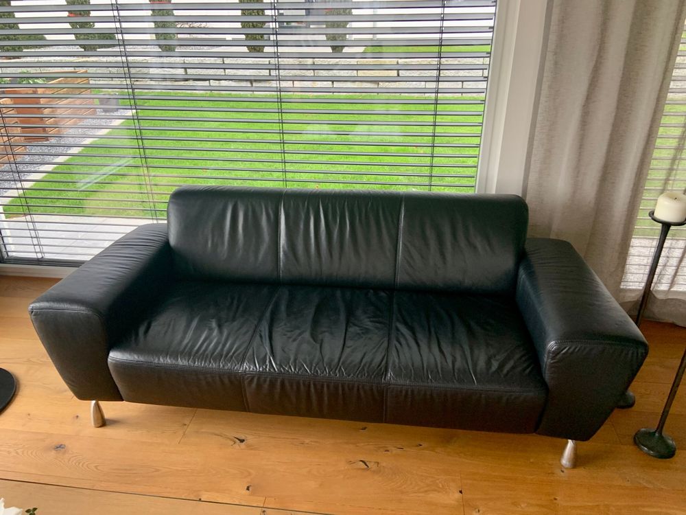 Echt Leder Sofa 3er Sitz und 2er Sitz (Gebraucht) in Langrickenbach für CHF 150 – nur Abholung ...