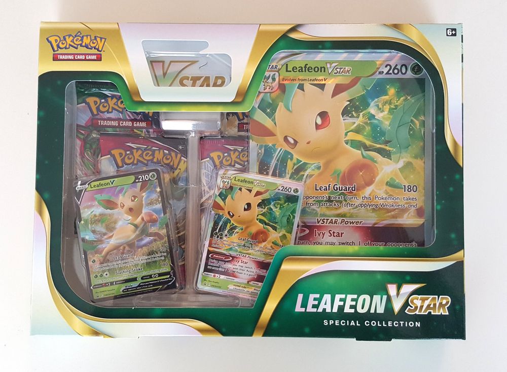 Pokémon Leafeon V Star Special Collection UK VERSION EN (Neu und ...