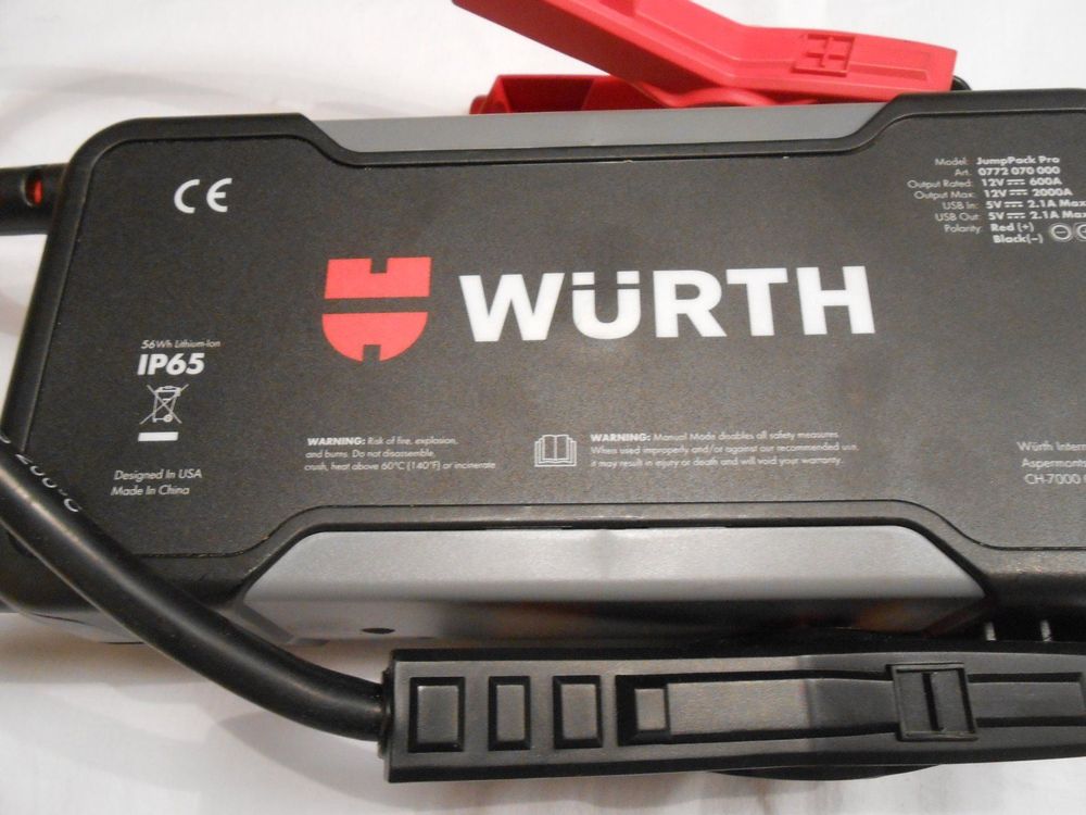 Würth Booster Jump Pack Pro 12V (Gebraucht) in für CHF 223 – mit ...