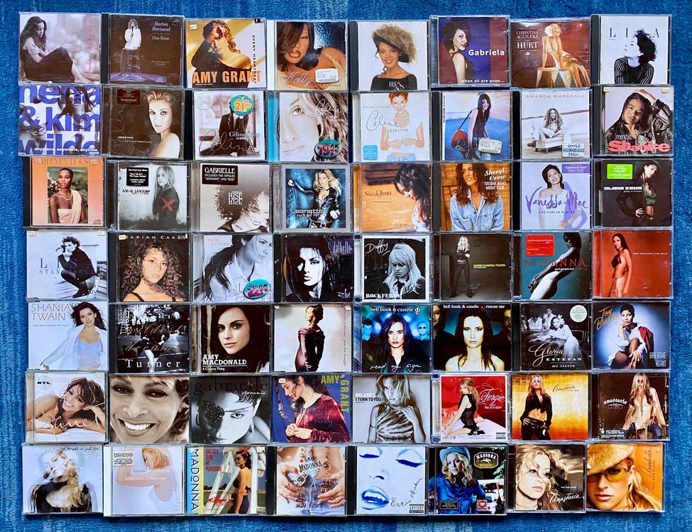 56 CD Sammlung von Interpretinnen Rock/Pop (Gebraucht) in Gontenschwil für CHF 65 – mit ...