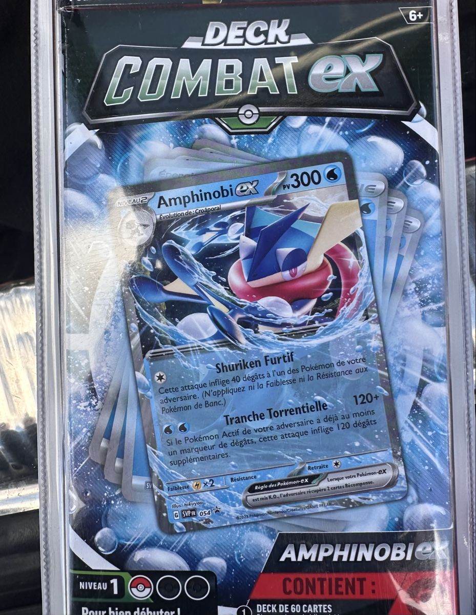 Deck Pokémon Combat EX Amphinobi : prêt au combat ! (Neuf avec ...