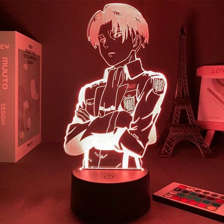 Levi - Anime 3D Led Lampe 16 Farben (Neu und originalverpackt) in St ...