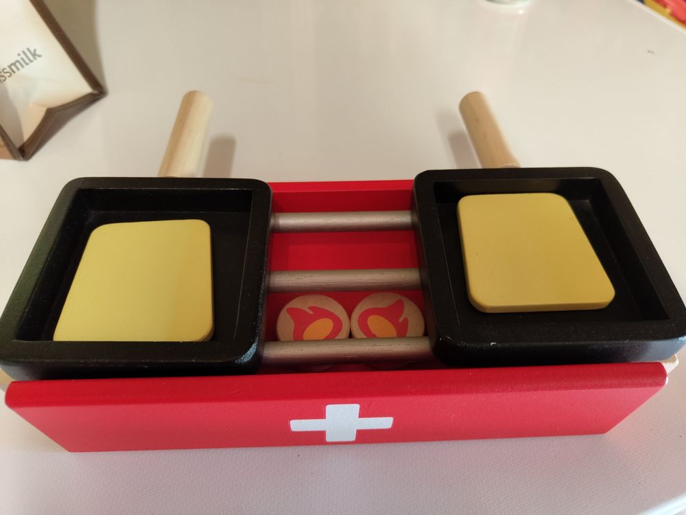 Kinder Raclette Ofen aus Holz von Spielba | Kaufen auf Ricardo Kinder Raclette Ofen aus Holz von Spielba | Kaufen auf Ricardo