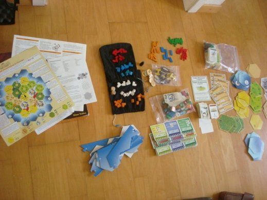 Siedler von Catan + Erweiterung + Städte&Ritter Holzteile (Gebraucht ...