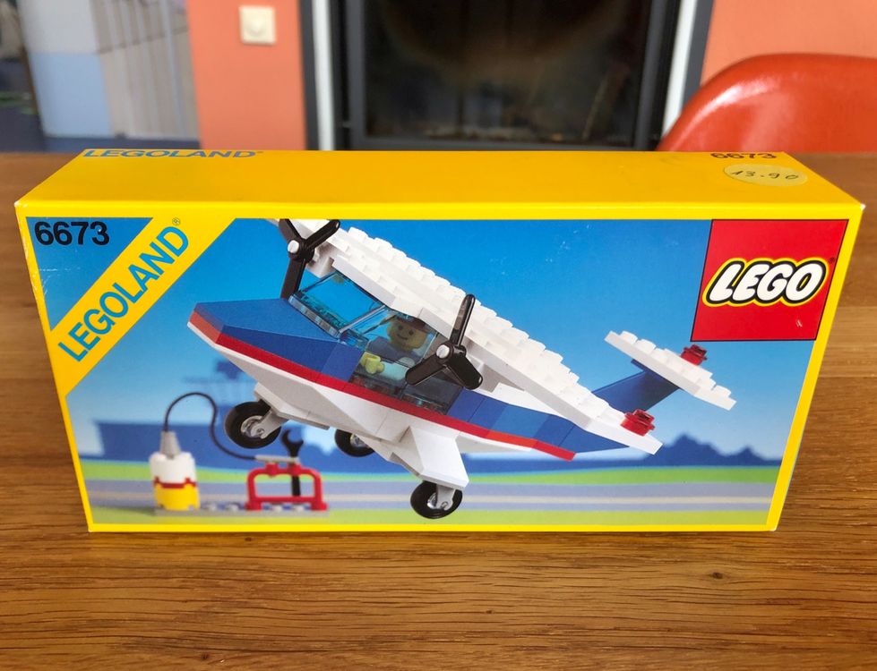 1990 Lego Solo Trainer 6673 MISB Legoland Flugzeug OVP NEU (Neu und ...