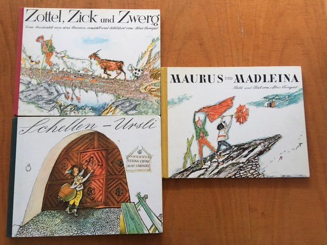 3 Bücher Alois Carigiet, Schellenursli, Maurus + Madleina + (Gebraucht ...