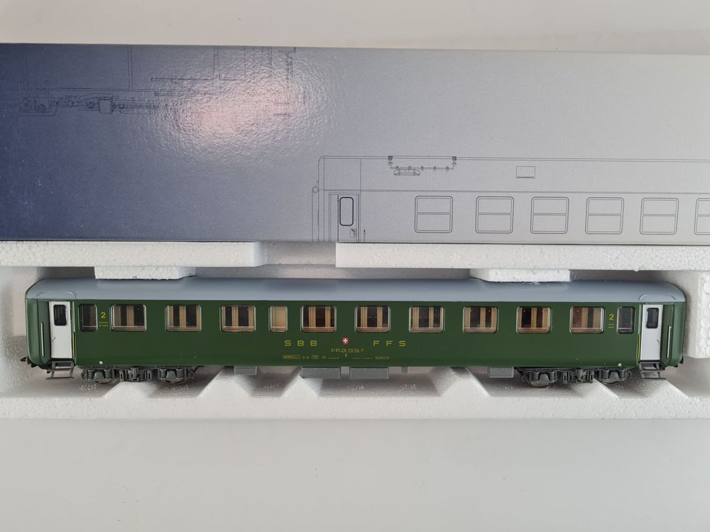 Tillig 74770 Personenwagen 2. Klasse SBB (2) H0 1:87 (Neu (gemäss Beschreibung)) in Blumenstein ...