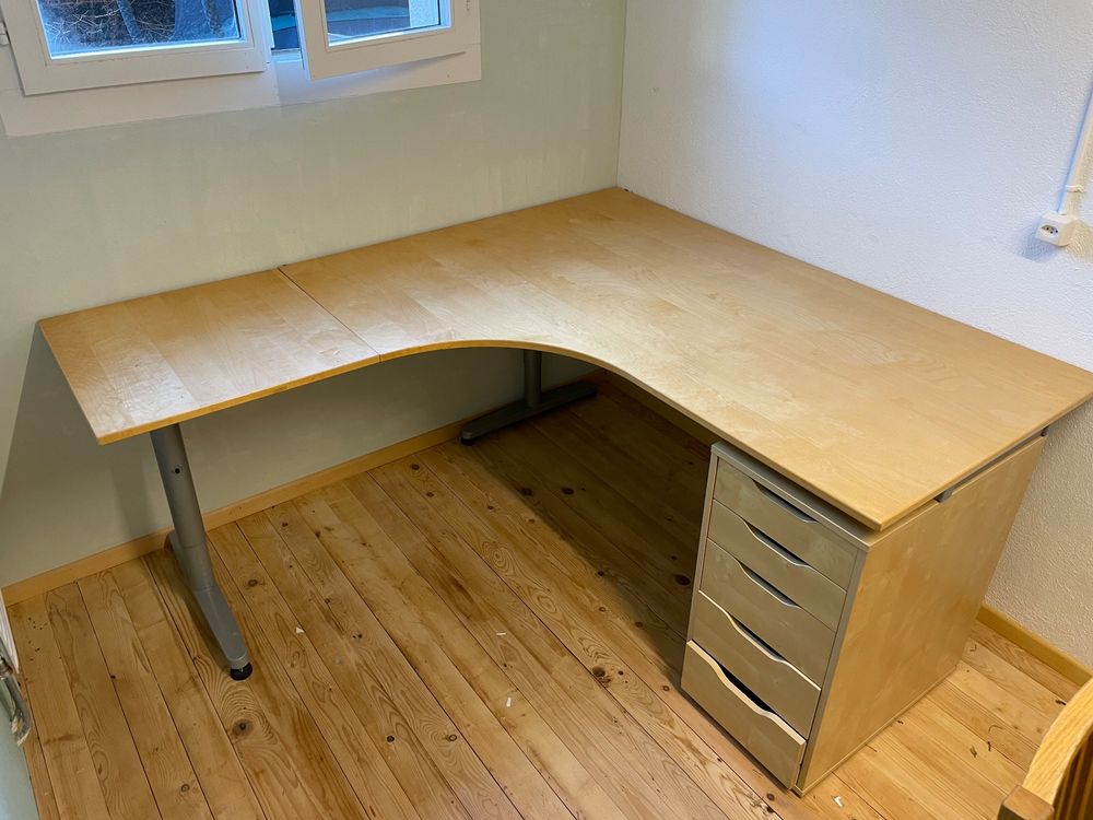 Erstaunlich Schreibtisch ãœber Eck Ikea Fotos