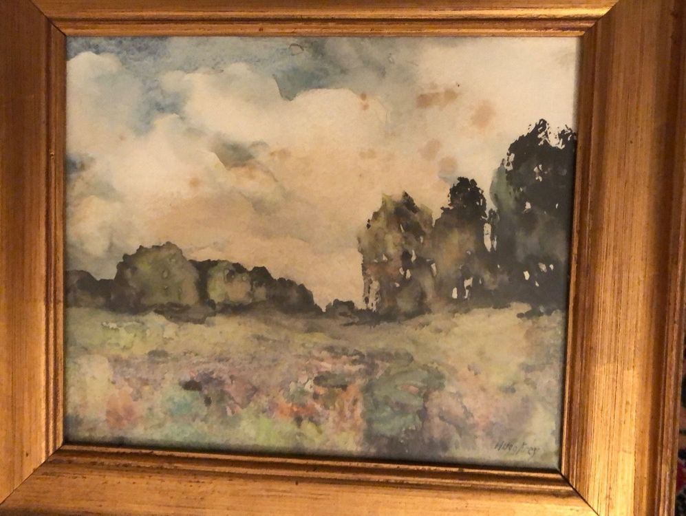 Hugo Frey, Abend beim Waldweiher Thalwil (Gebraucht) in Zürich für CHF ...