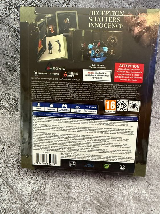 Lies of P Deluxe Edition I NEU I PS4 (Neu und originalverpackt) in Küssnacht am Rigi für CHF 299 ...