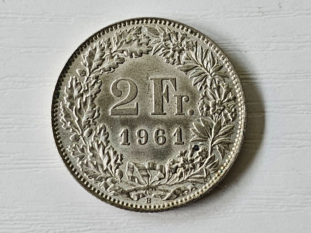 2 Franken - 1961 (Silber) | Kaufen auf Ricardo
