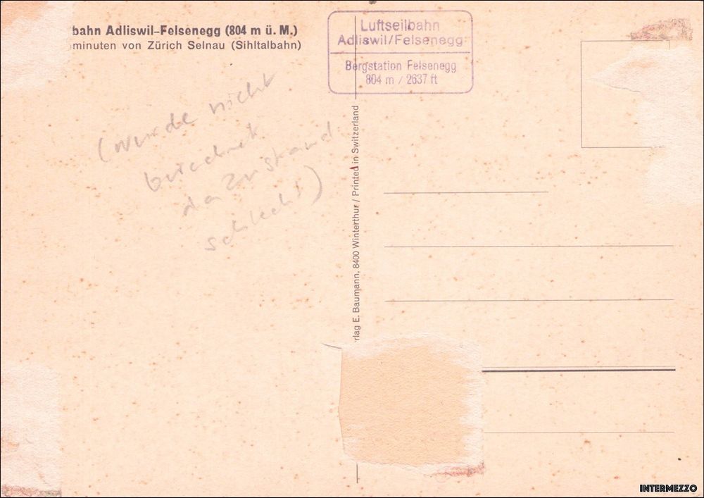 Adliswil Felsenegg ZH // Talstation Luftseilbahn // Seilbahn | Kaufen auf Ricardo
