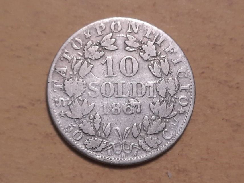 Vatikan 10 Soldi 1867 R Silber (Gebraucht) in Buchs SG für CHF 12 – mit Lieferung auf Ricardo kaufen