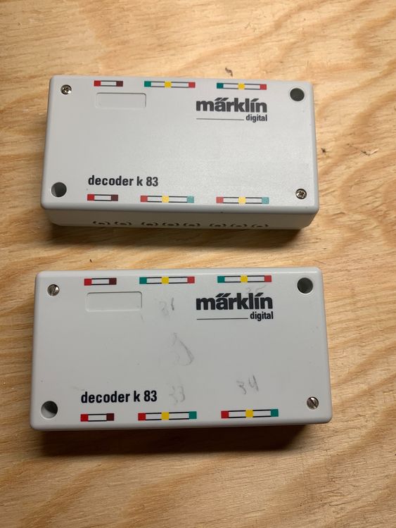2x Märklin 60830 Decoder k83 Empfängermodul | Kaufen auf Ricardo