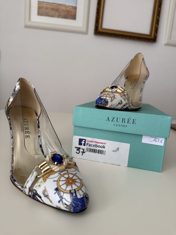 Azuree Cannes Pumps Clear High Heels EU 37 (Neu und originalverpackt ...