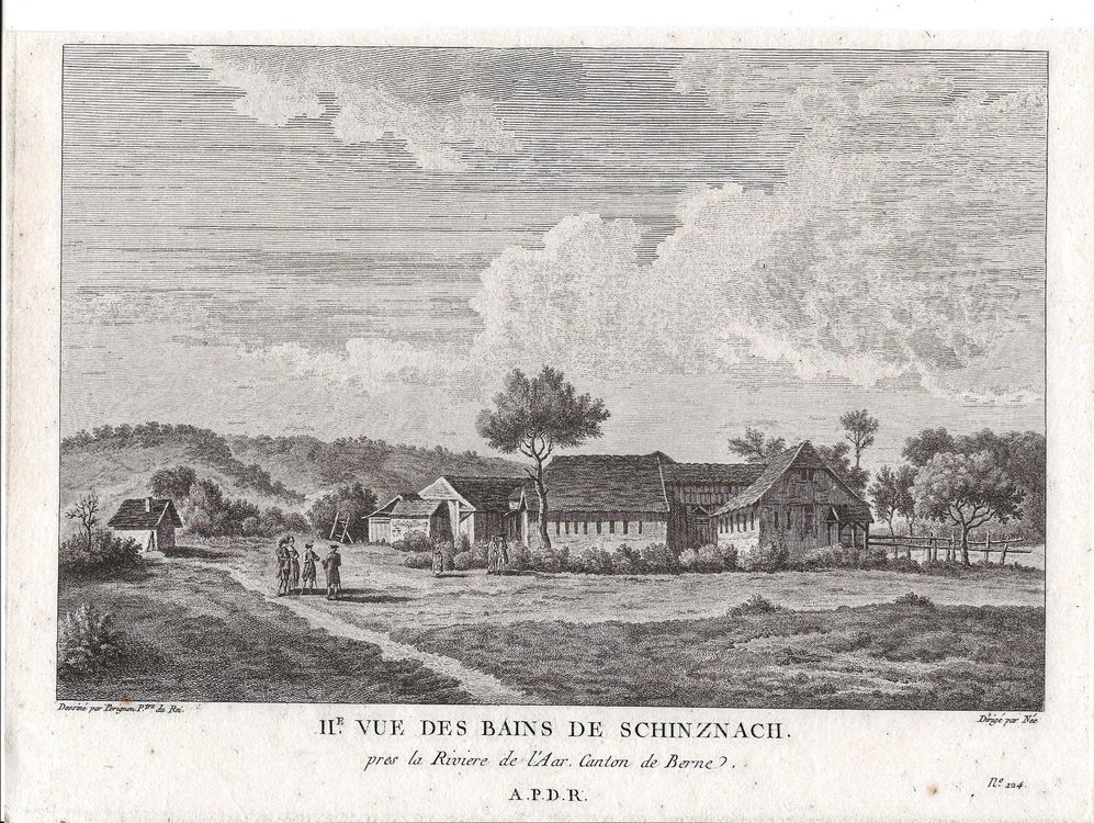 Orig. Kupferstich 1780 - Bad Schinznach, Zurlauben 124 (Gebraucht) in Frauenfeld für CHF 29 ...