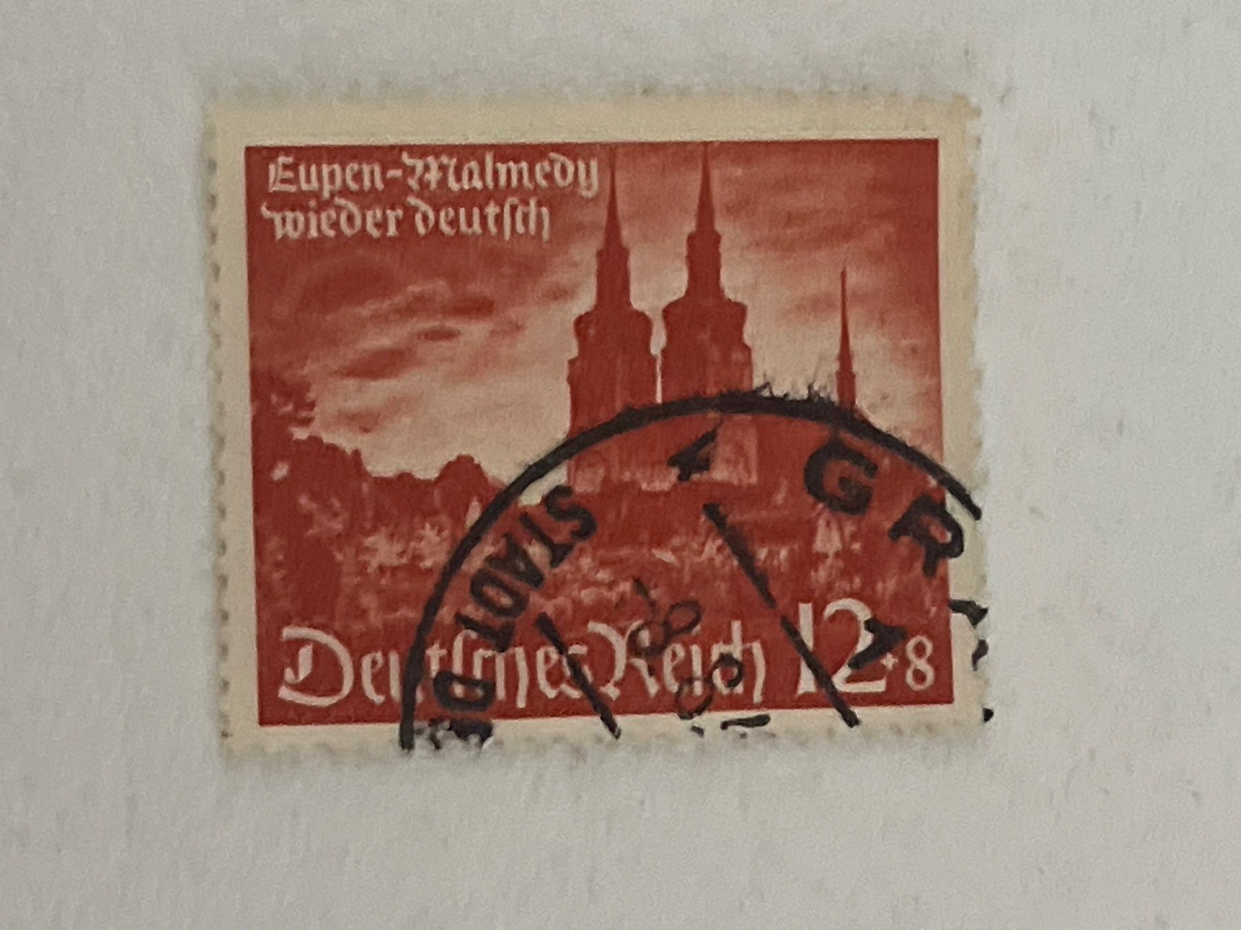 DR - Deutsche Reich / 3° Reich / Briefmarke (Gebraucht) in Chiasso für ...