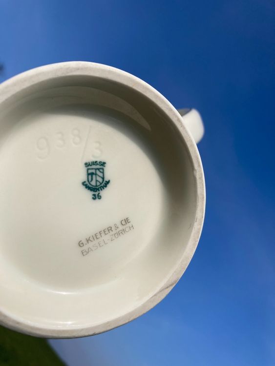 Langenthal 1936 Milchkrug / G.Kiefer & Cie. Basel-Zürich (Gebraucht) in Subingen für CHF 14 ...