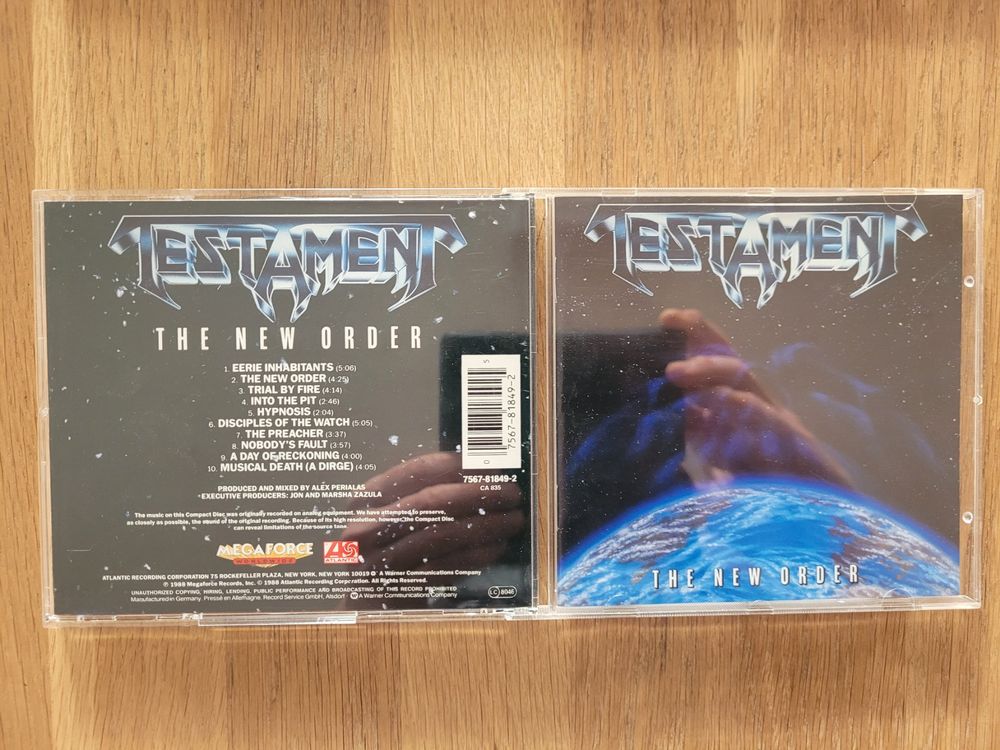 CD Testament - The New Order, 1988 (Gebraucht) in Nebikon für CHF 5 ...