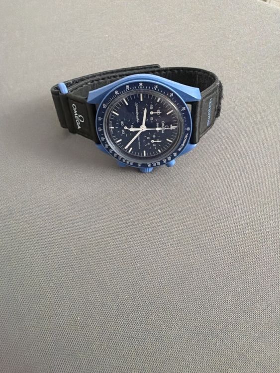 Swatch Omega Speedmaster Neptune im Fullset zum bieten (Neu (gemäss ...