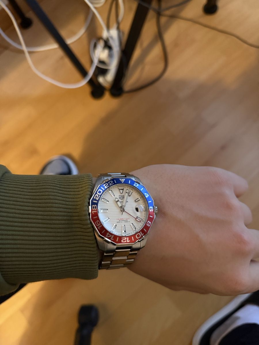 Automatic GMT Pepsi — Hommage an TAG Heuer (Neu (gemäss Beschreibung ...