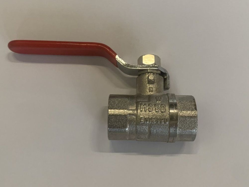 WESA Kugelhahn vernickelt IG/IG 1/2" Stahl-Schaltgriff | Kaufen auf Ricardo