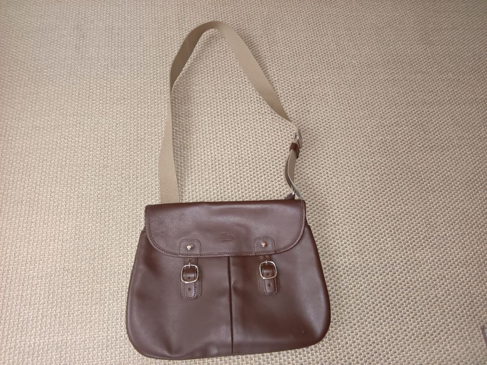 Sac besace vintage en cuir marron de la marque Upla (D'occasion) à ...