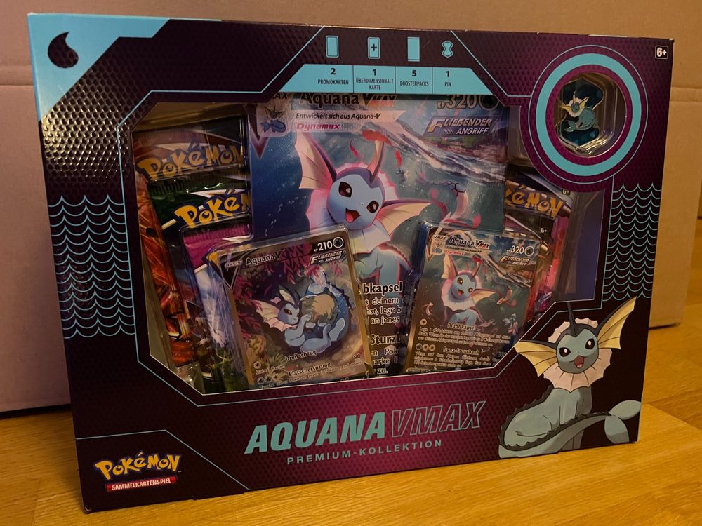 Pokémon Aquana VMAX Box / deutsch | Kaufen auf Ricardo