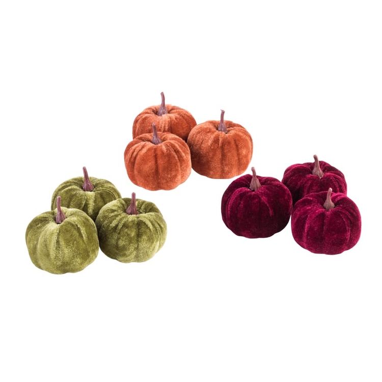DÉCO Lot de 9 citrouilles en velours (Neu und originalverpackt) in Muraz (Collombey) für CHF 6 ...