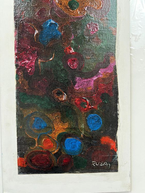RUSA (Rudolf Sauter) Original Gemälde Mischtechnik Signiert. | Kaufen auf Ricardo