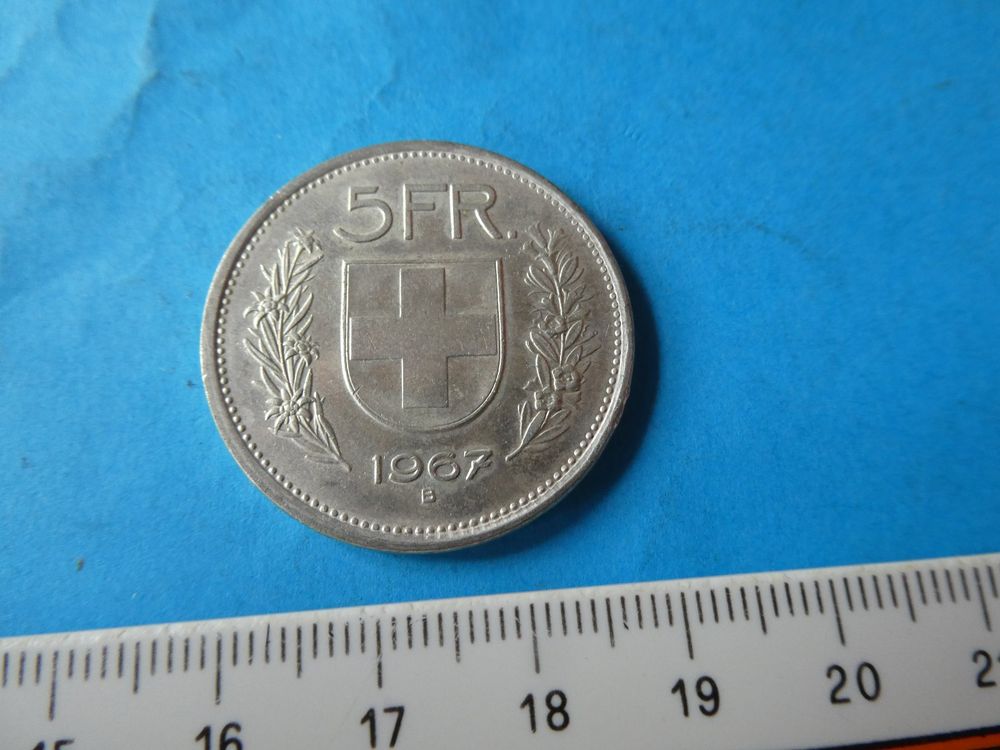 Schweiz 1967, 5 Franken - Silber | Kaufen auf Ricardo