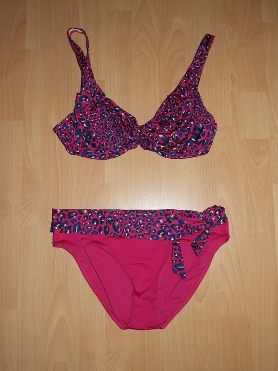 Maillot de bain 2 pièces Beldona rose-léopard (Neu und originalverpackt ...