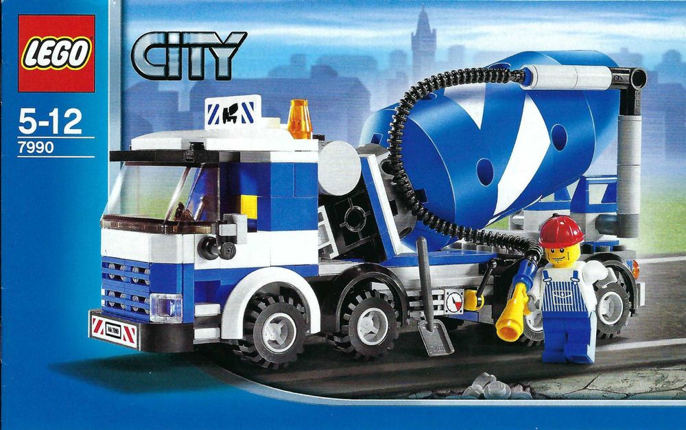 LEGO® 7990 City Construction - Cement Mixer (Neu (gemäss Beschreibung ...