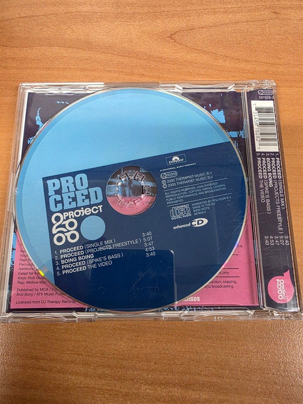 CD Single - Project 2000 – Proceed (Gebraucht) in Biberist für CHF 1 ...