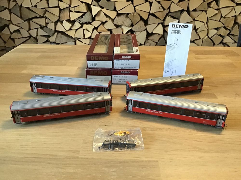 4 wagons Bemo HOm RhB | Kaufen auf Ricardo