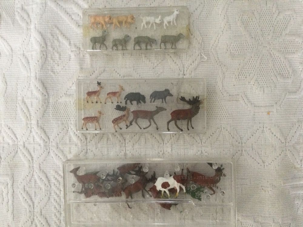 Tiere für Modelleisenbahnanlage von Preiser u.Walter Merten (Neu und ...