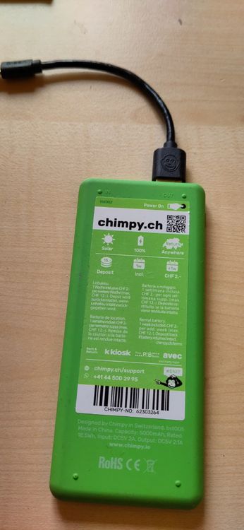 chimpy powerbank | Kaufen auf Ricardo