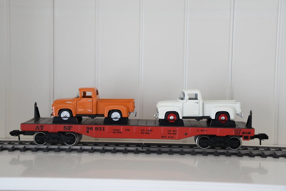 Flat Car ATSF bel. mit 2 Ford F150 54943 Märklin Maxi (Neu (gemäss Beschreibung)) in Grenchen ...