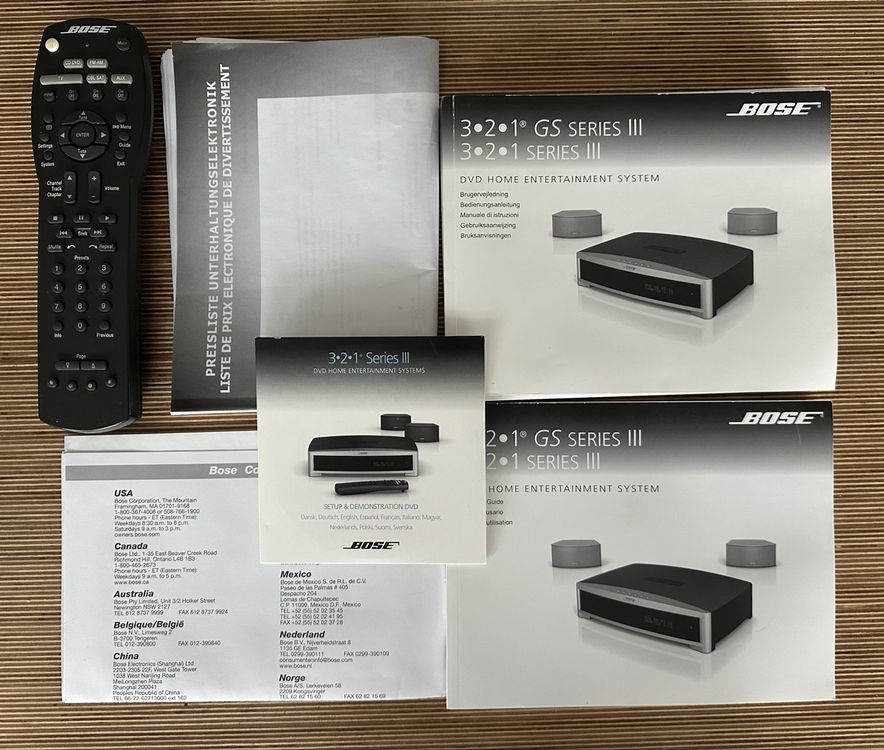 Original BOSE 3-2-1 GS Series III Home-Entertainment-System (Gebraucht ...
