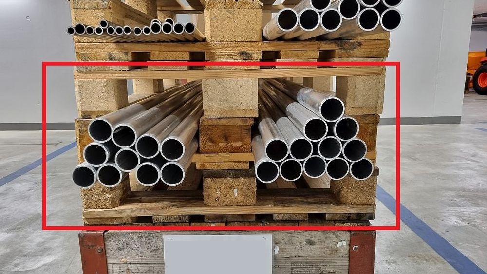 Rund-Rohre Aluminium 48/42x3x2000mm (Neu (gemäss Beschreibung)) in ...